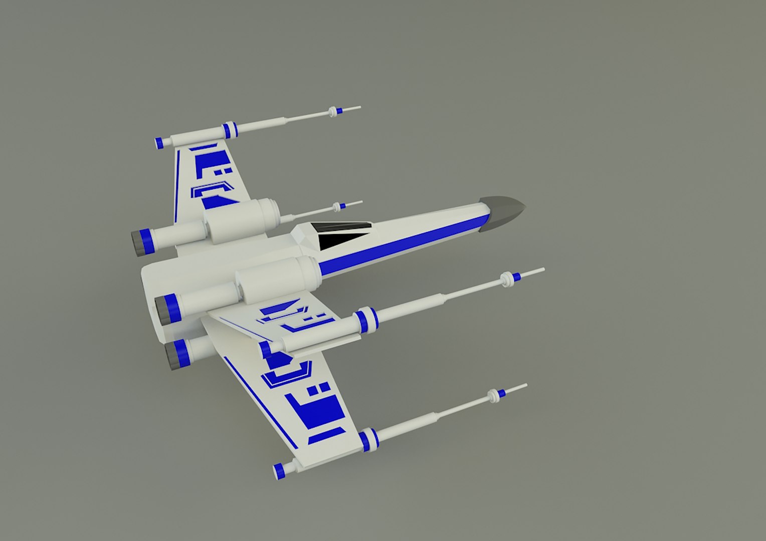 3D X Wing Spacecraft Model - TurboSquid 2070314