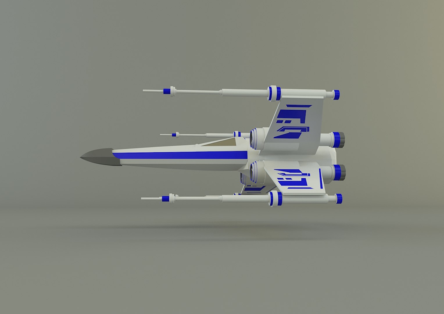 3D X Wing Spacecraft Model - TurboSquid 2070314