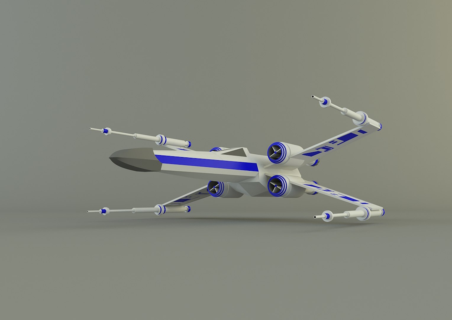3D X Wing Spacecraft Model - TurboSquid 2070314
