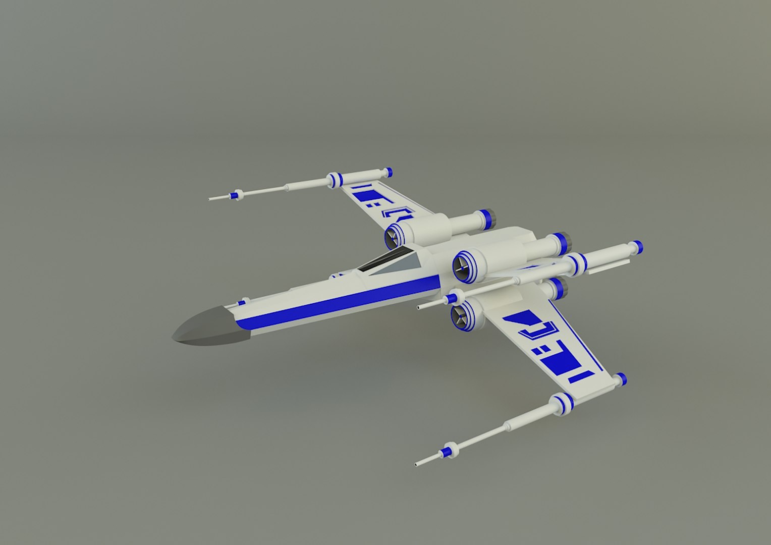 3D X Wing Spacecraft Model - TurboSquid 2070314