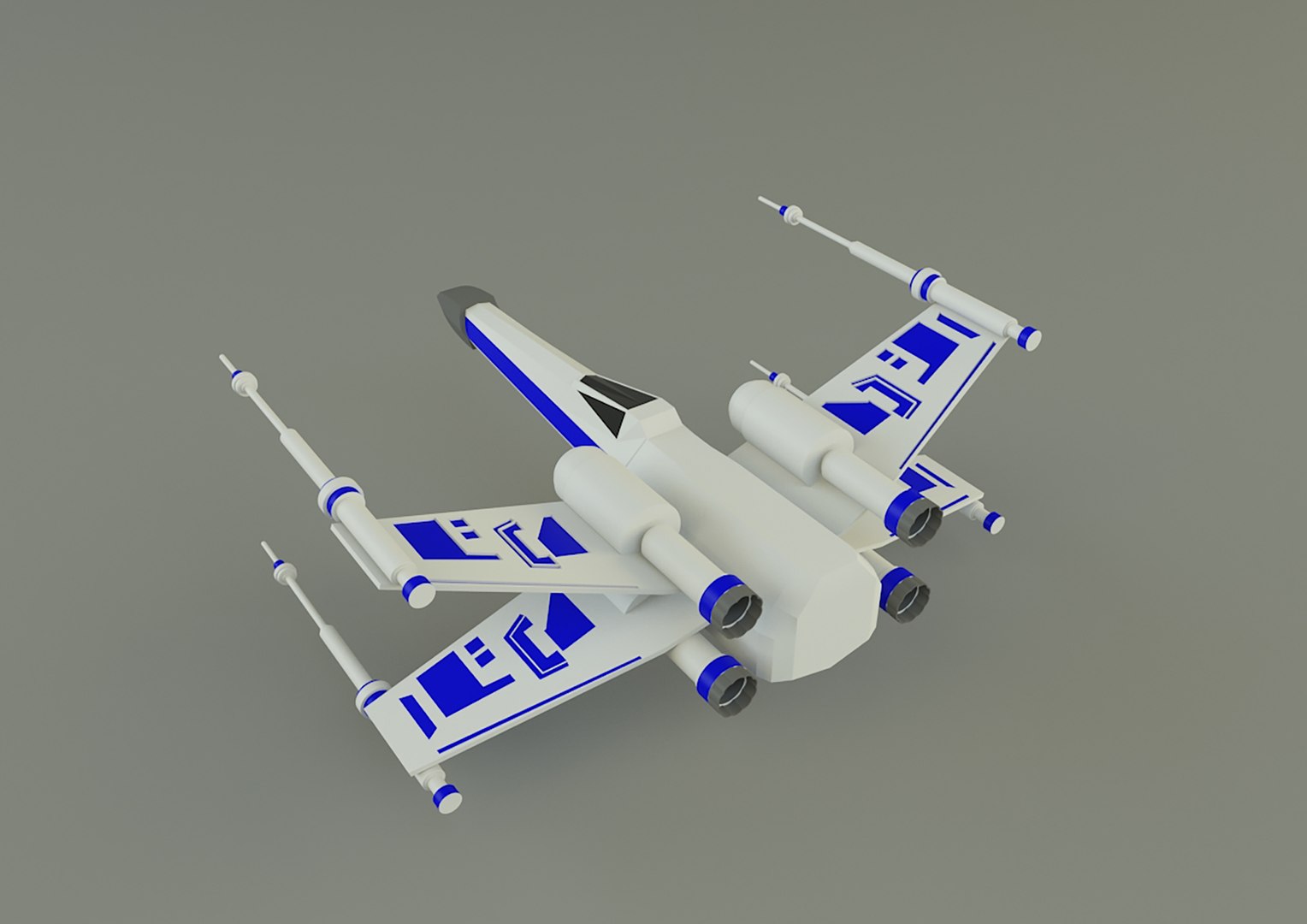 3D X Wing Spacecraft Model - TurboSquid 2070314