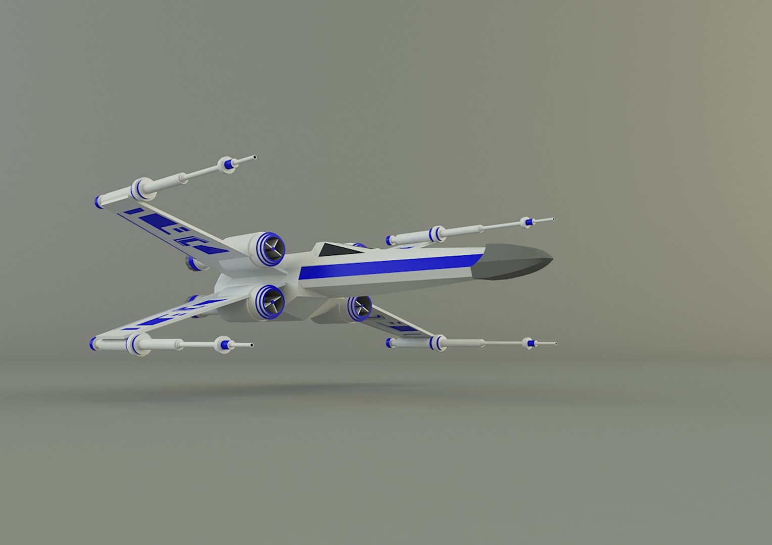 3D X Wing Spacecraft Model - TurboSquid 2070314