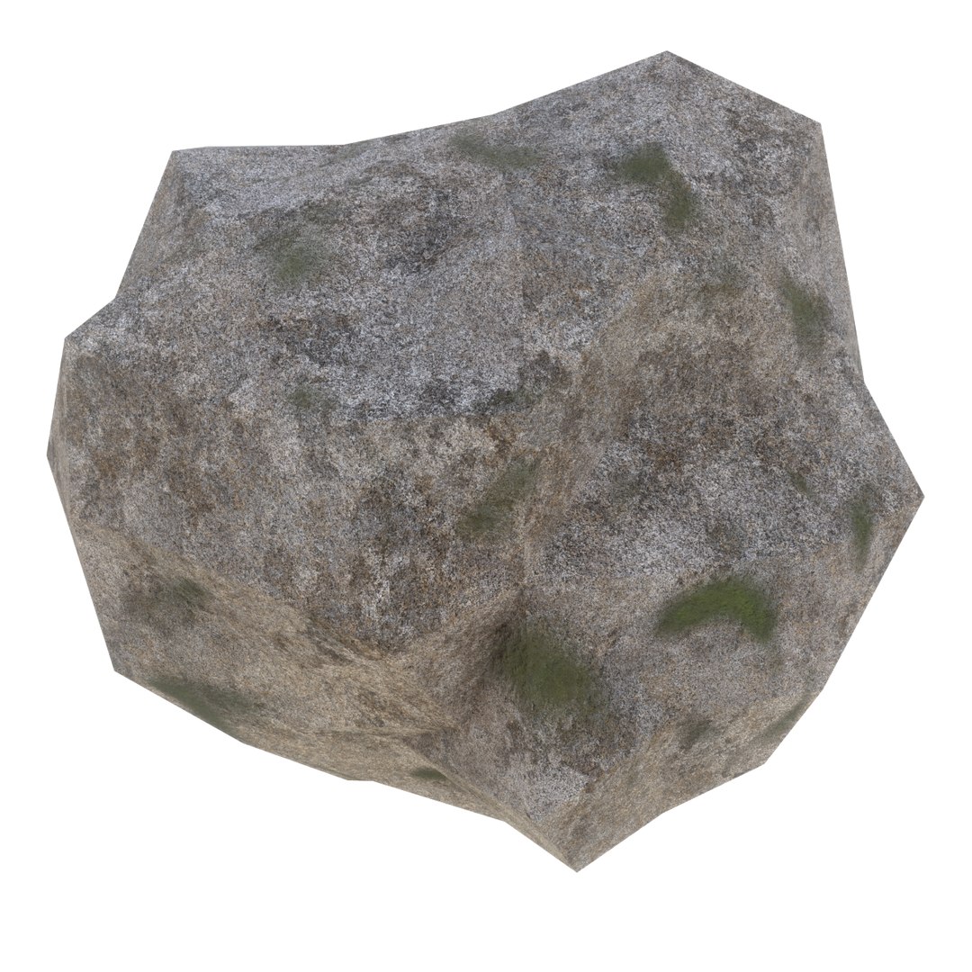 3D Mossy Boulder Moss Model - TurboSquid 1357645