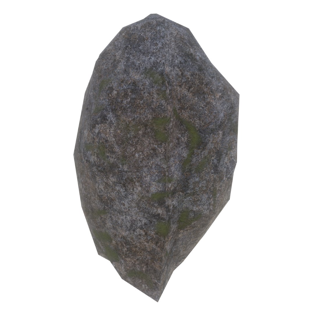 3D Mossy Boulder Moss Model - TurboSquid 1357645