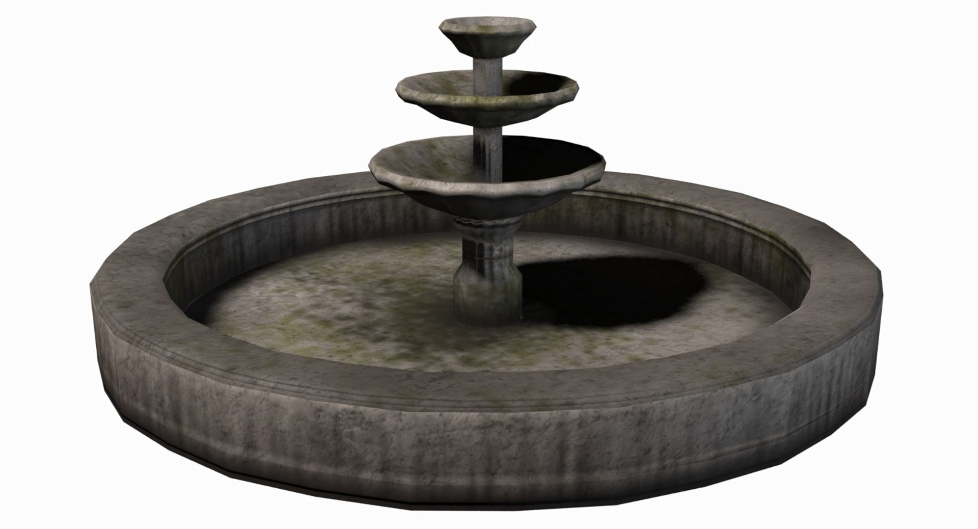 Fountain Old 3d Max