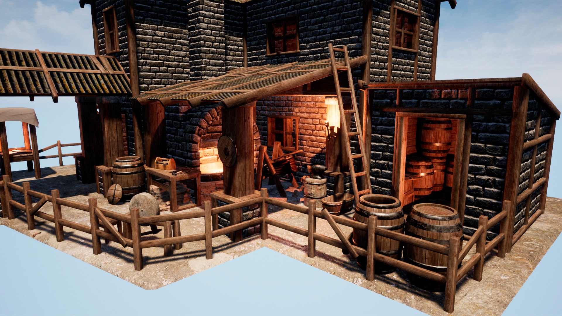Medieval Forge 3D - TurboSquid 1824120