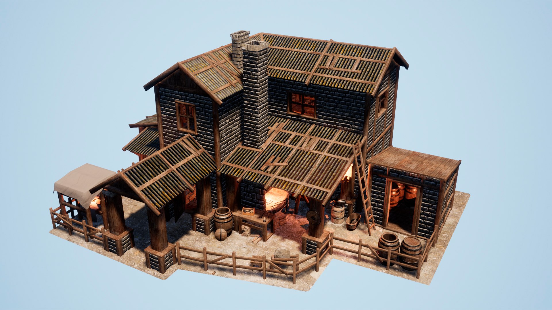 Medieval Forge 3D - TurboSquid 1824120