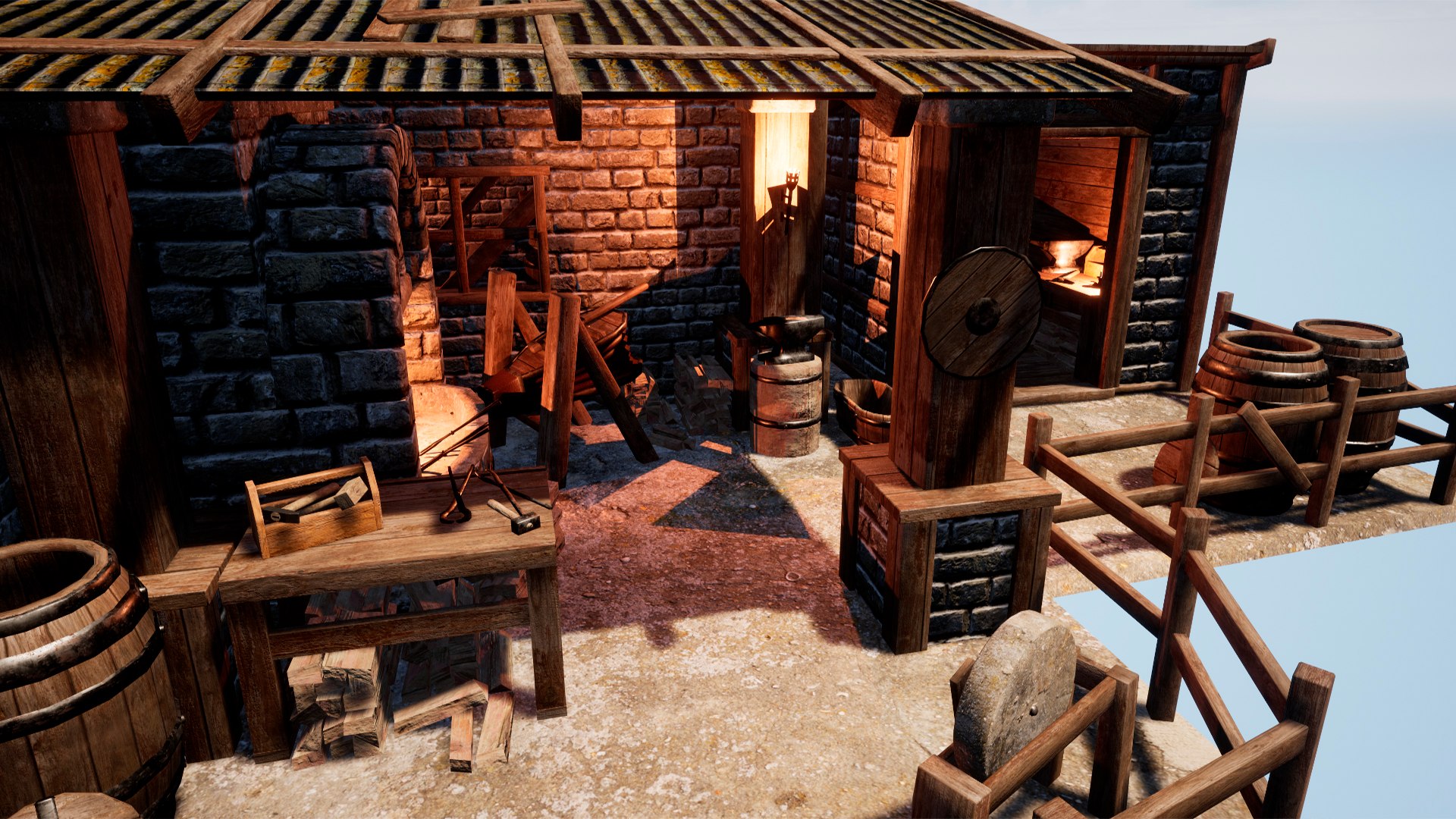Medieval Forge 3D - TurboSquid 1824120