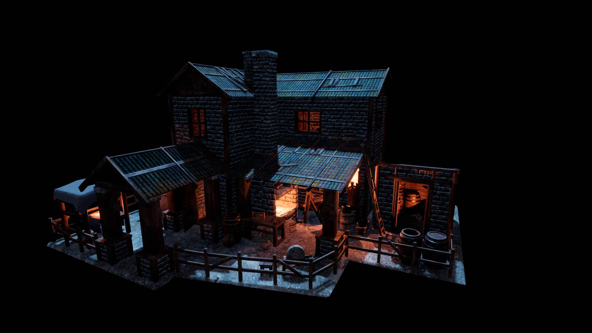 Medieval Forge 3D - TurboSquid 1824120