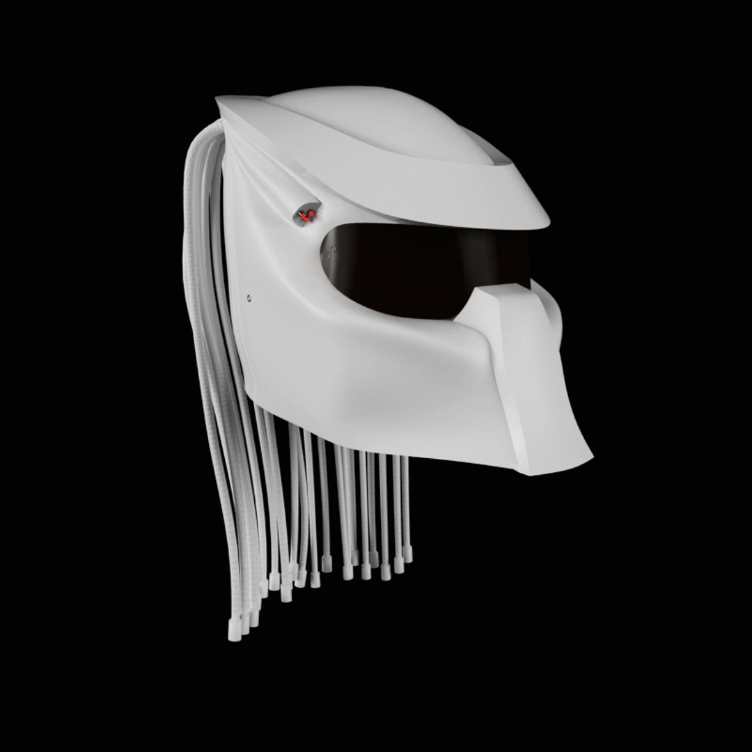 3d Model 4 Predator Helmet