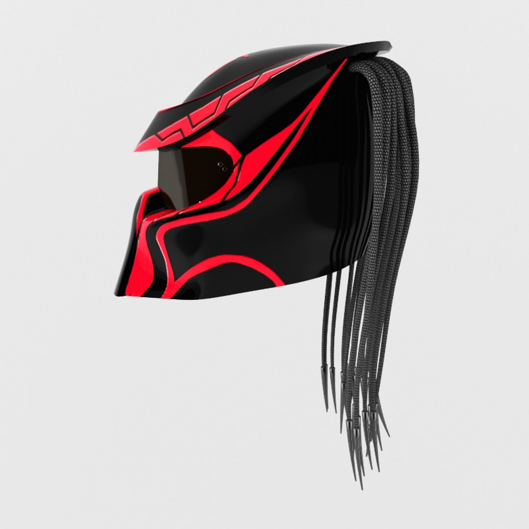 3d model 4 predator helmet