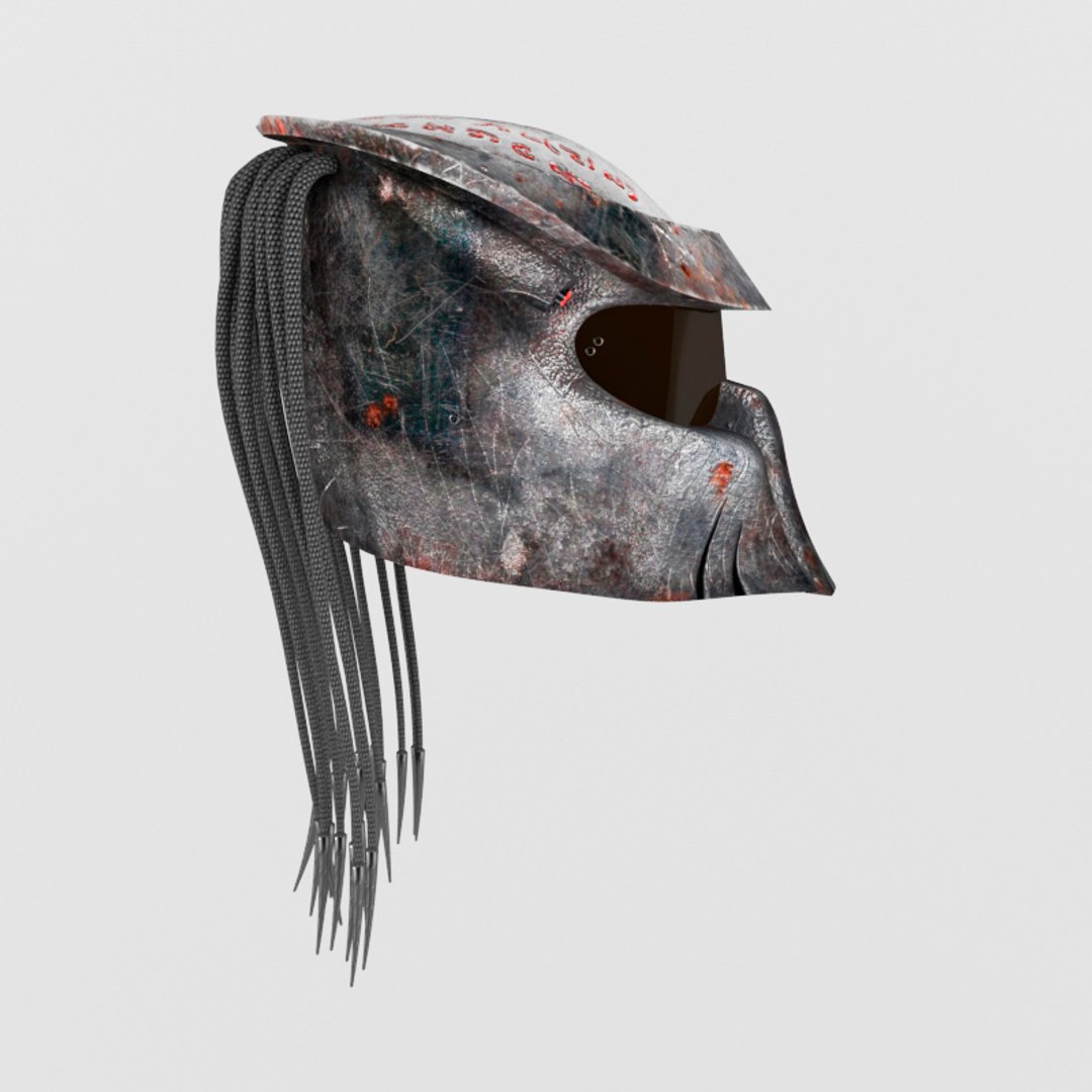 3d Model 4 Predator Helmet