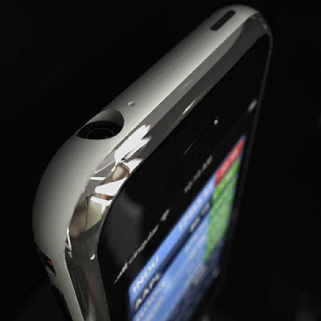 Apple Iphone Cellular Phone 3d Model