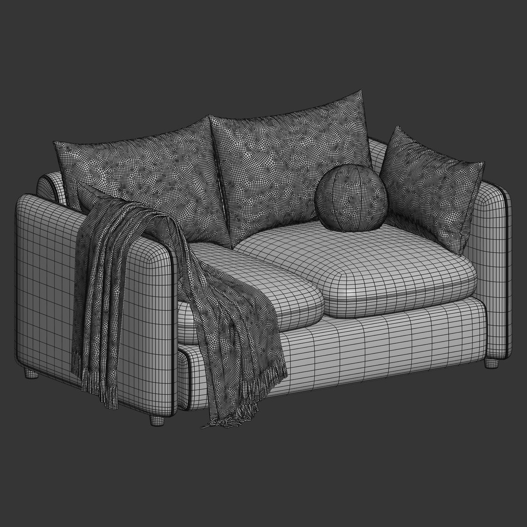 3D Mons Wagon Sofa Modern By Skdesign - TurboSquid 2228355