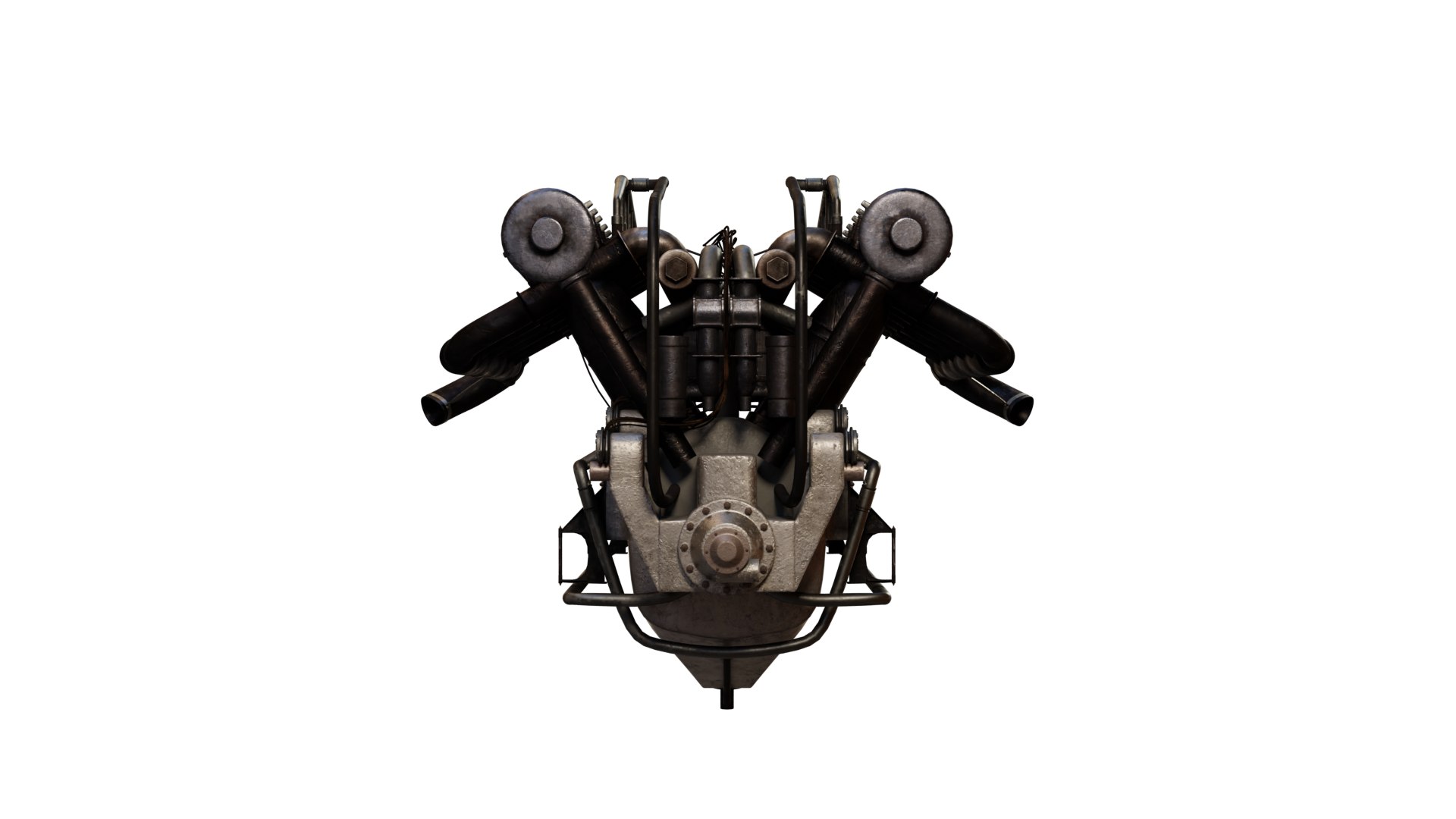 3D Aircraft Engine V-Type - TurboSquid 2056252