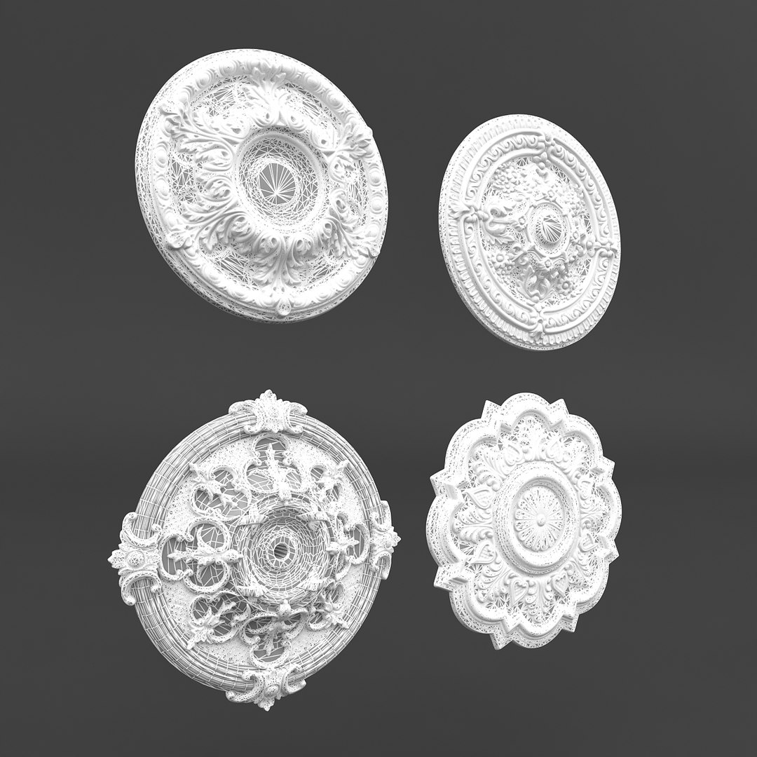 Classic Ceiling Pattern 03 Model - TurboSquid 1517137