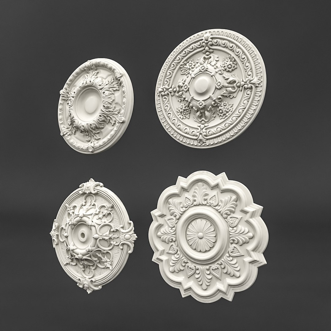 Classic Ceiling Pattern 03 Model - TurboSquid 1517137