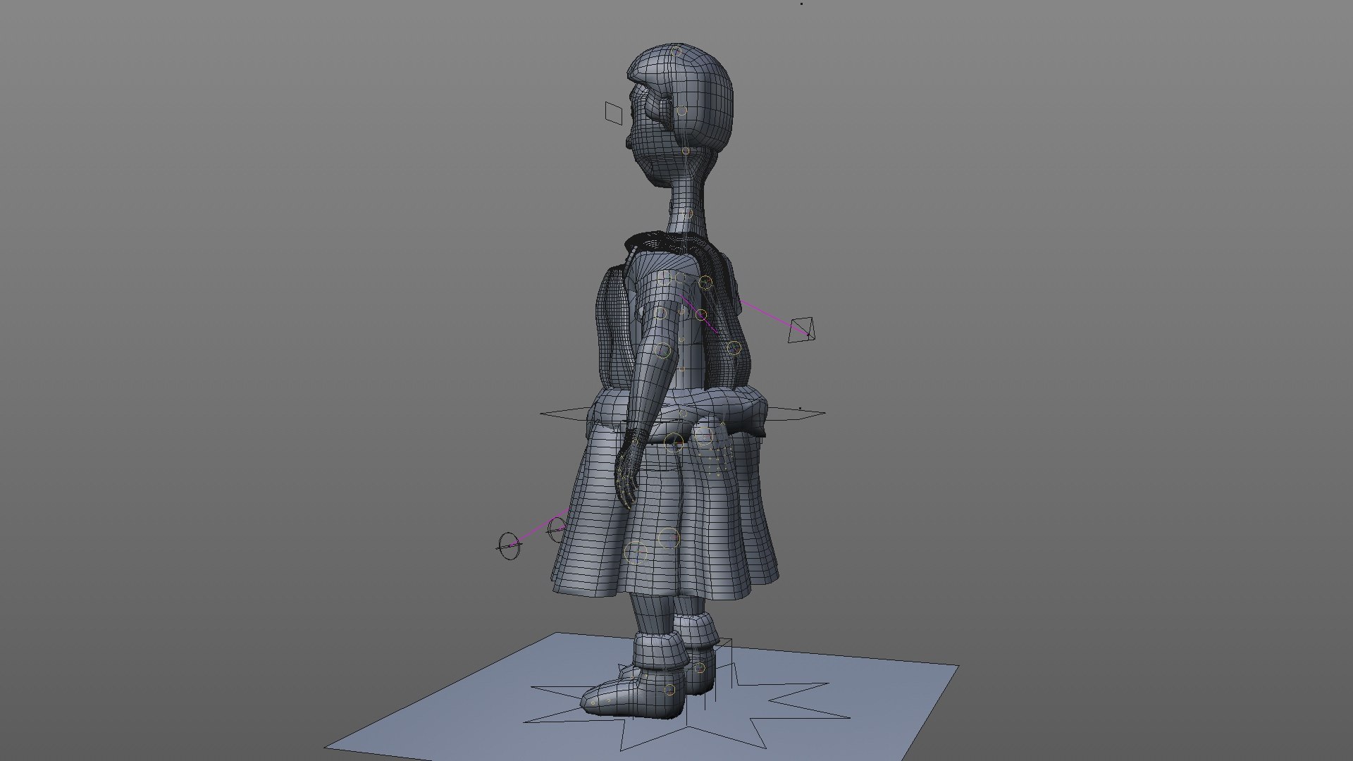 3D rigged cartoon prince walking - TurboSquid 1619267