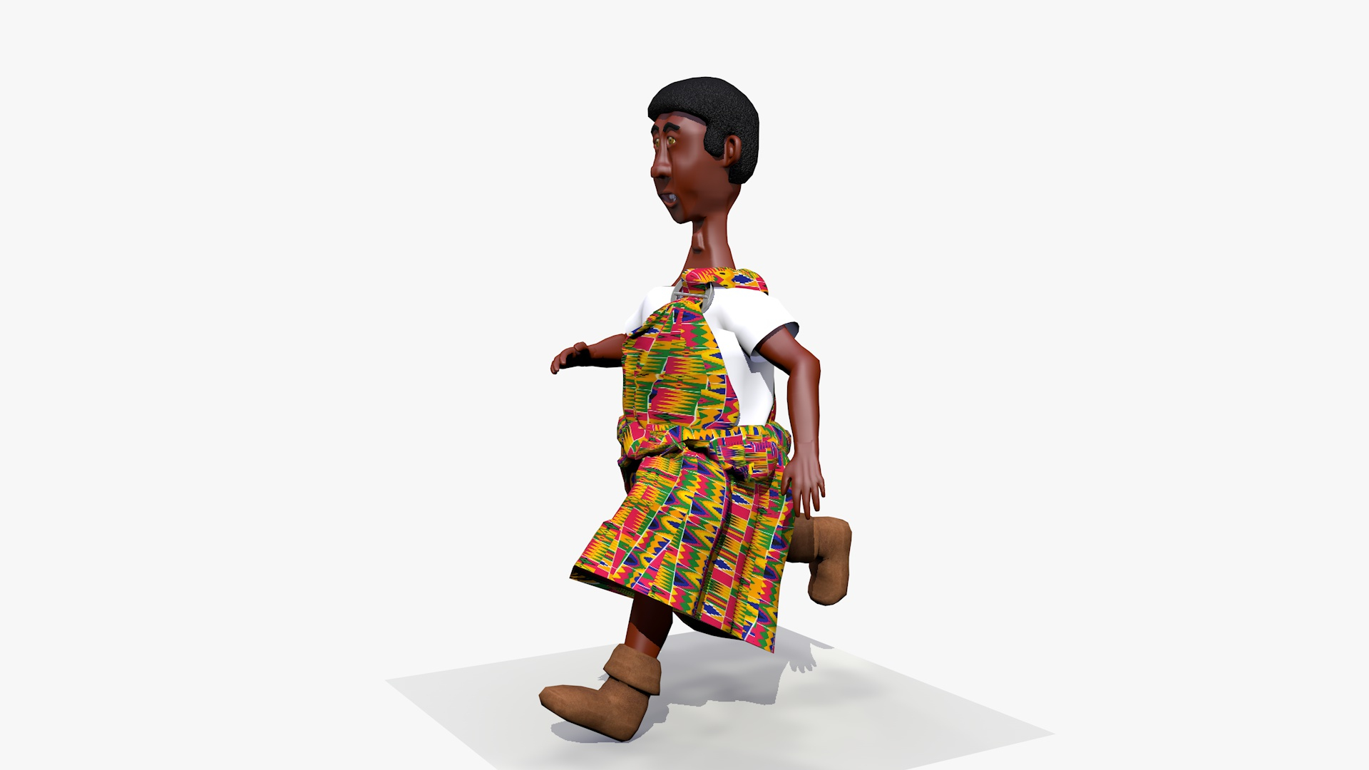 3D rigged cartoon prince walking - TurboSquid 1619267