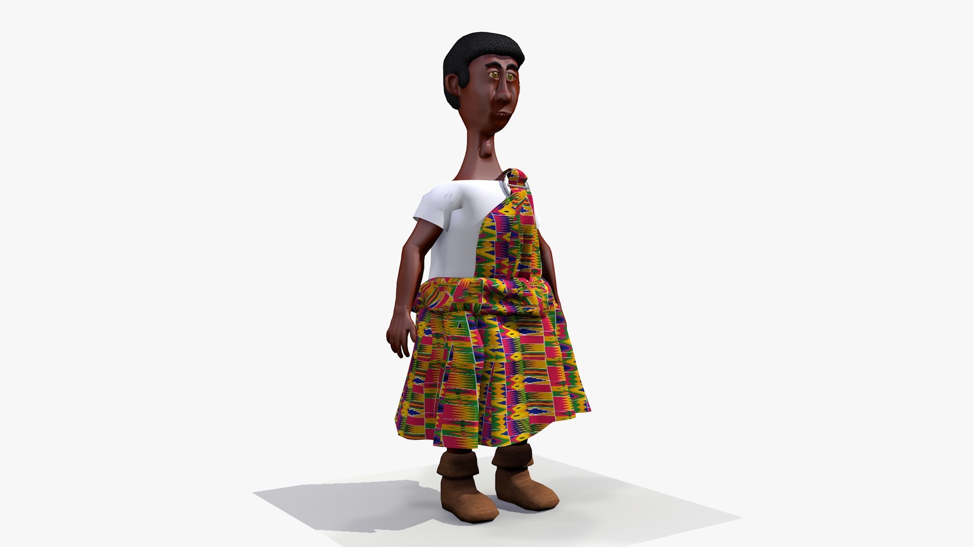 3D rigged cartoon prince walking - TurboSquid 1619267