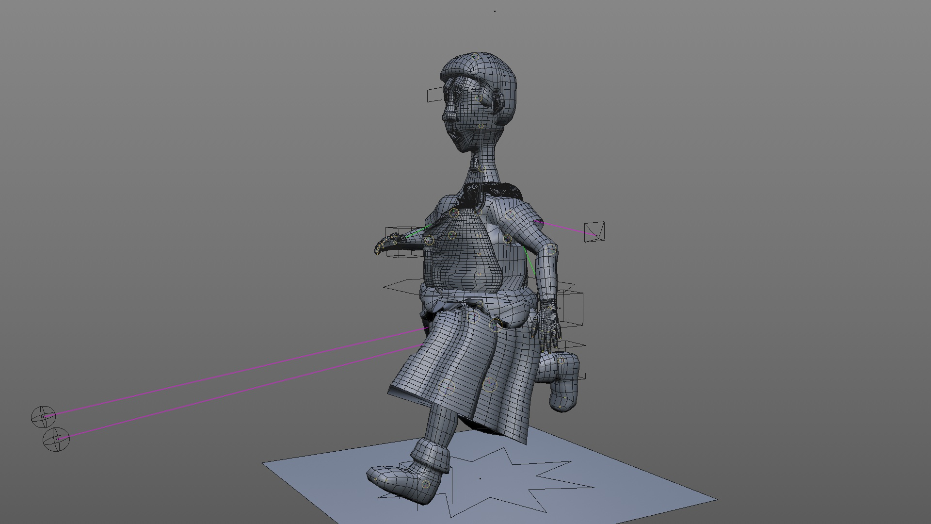 3D rigged cartoon prince walking - TurboSquid 1619267