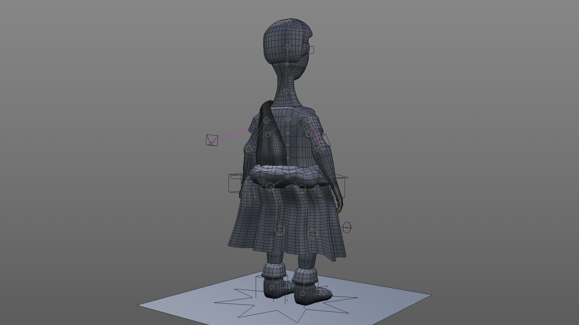 3D rigged cartoon prince walking - TurboSquid 1619267