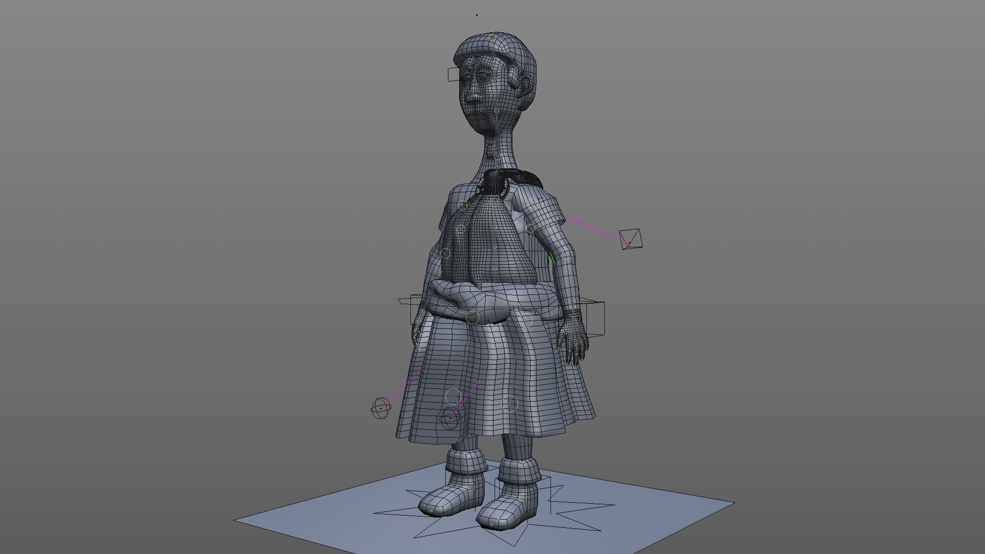 3D rigged cartoon prince walking - TurboSquid 1619267