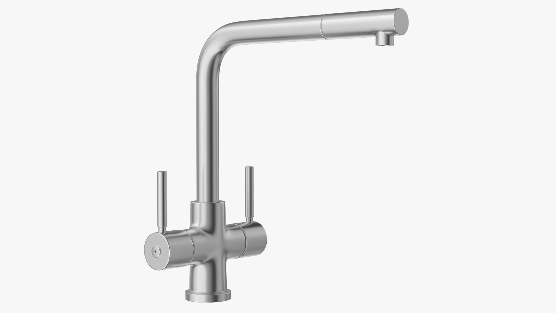 3D Angular Dual Lever Sink Mixer Tap - TurboSquid 1724216