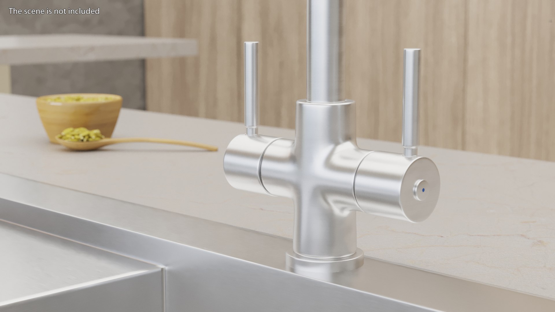 3D Angular Dual Lever Sink Mixer Tap - TurboSquid 1724216