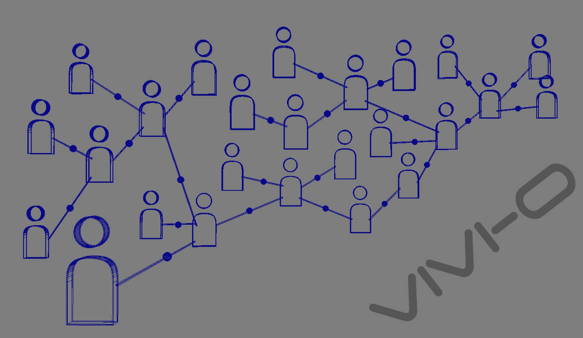 3d Social Network Model