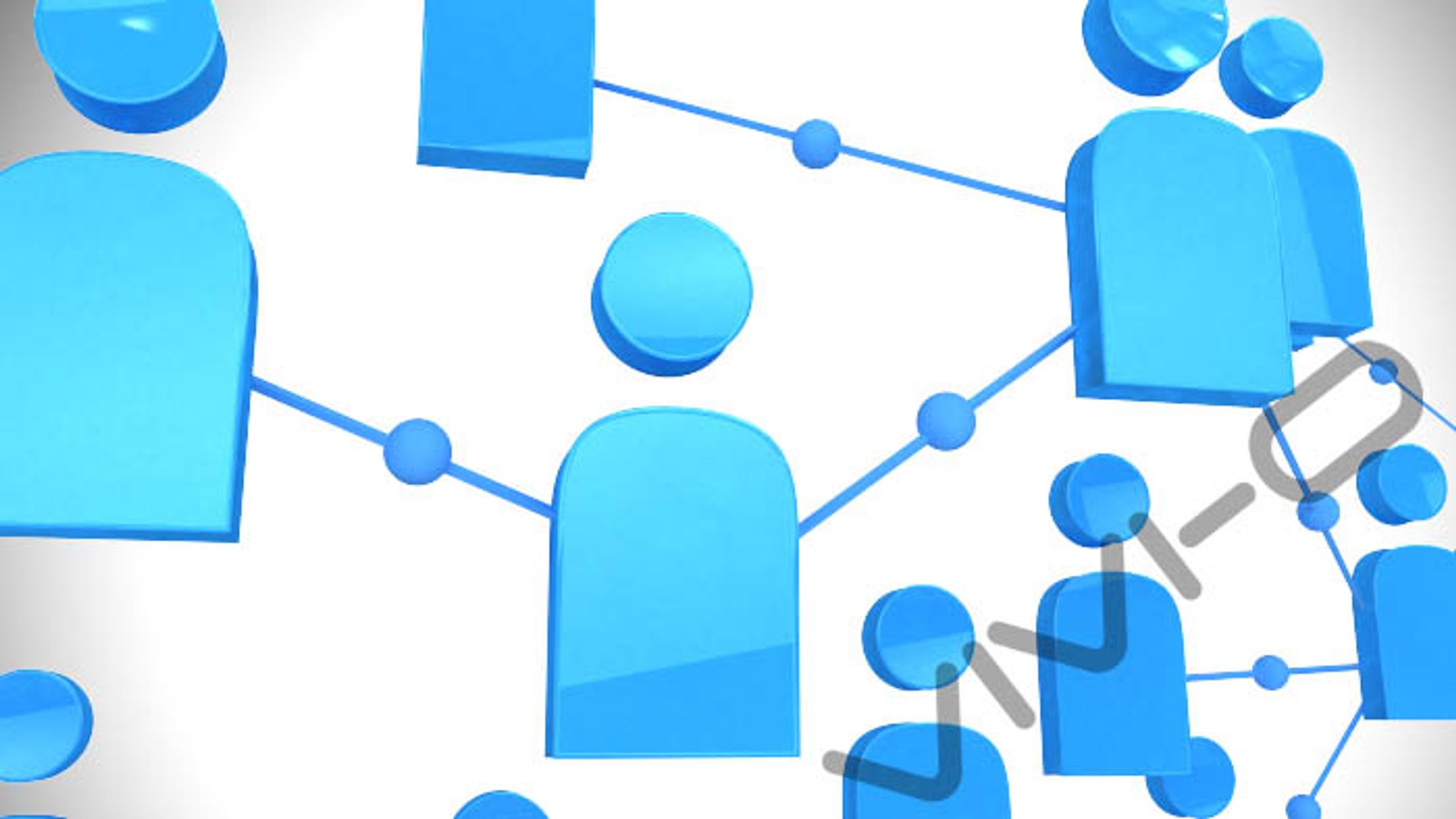 3d Social Network Model