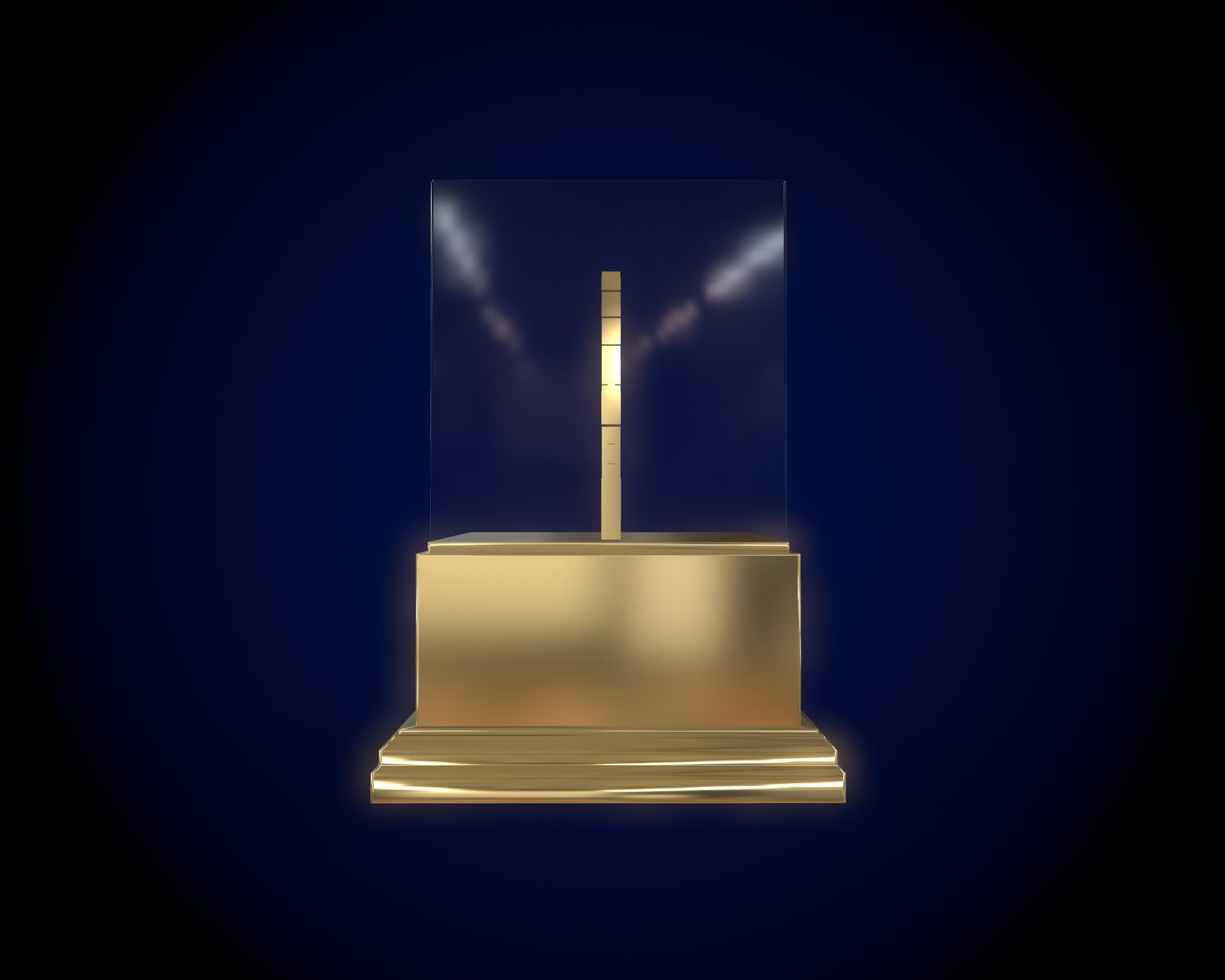 3D Gold Punk Low-poly - TurboSquid 1828685