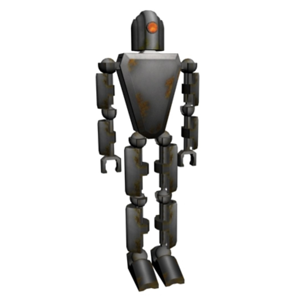 robot rusty 3d max