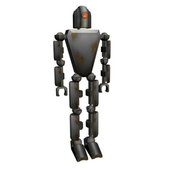 robot rusty 3d max