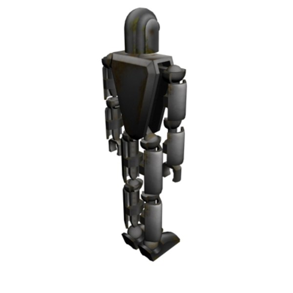 robot rusty 3d max