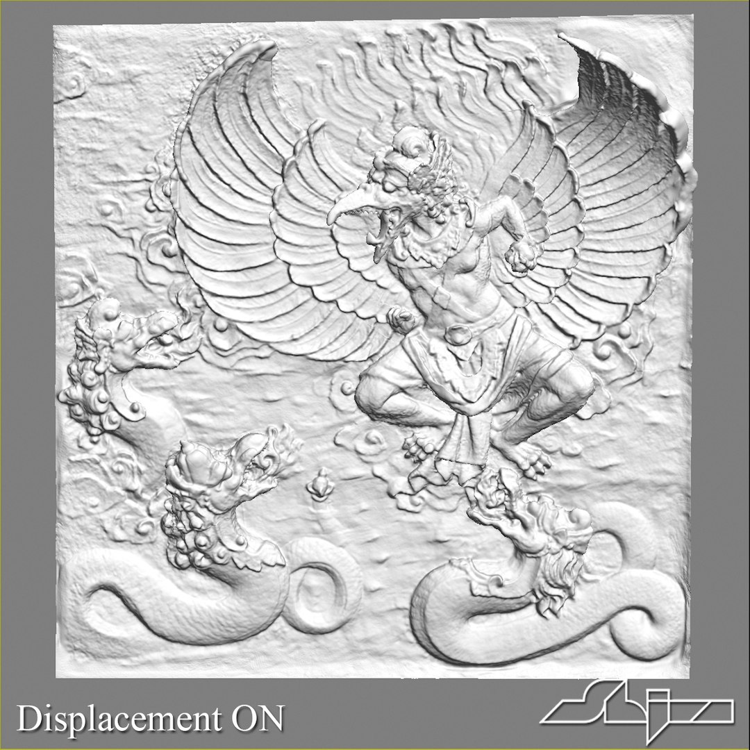 3d Bas Relief Garuda Bali