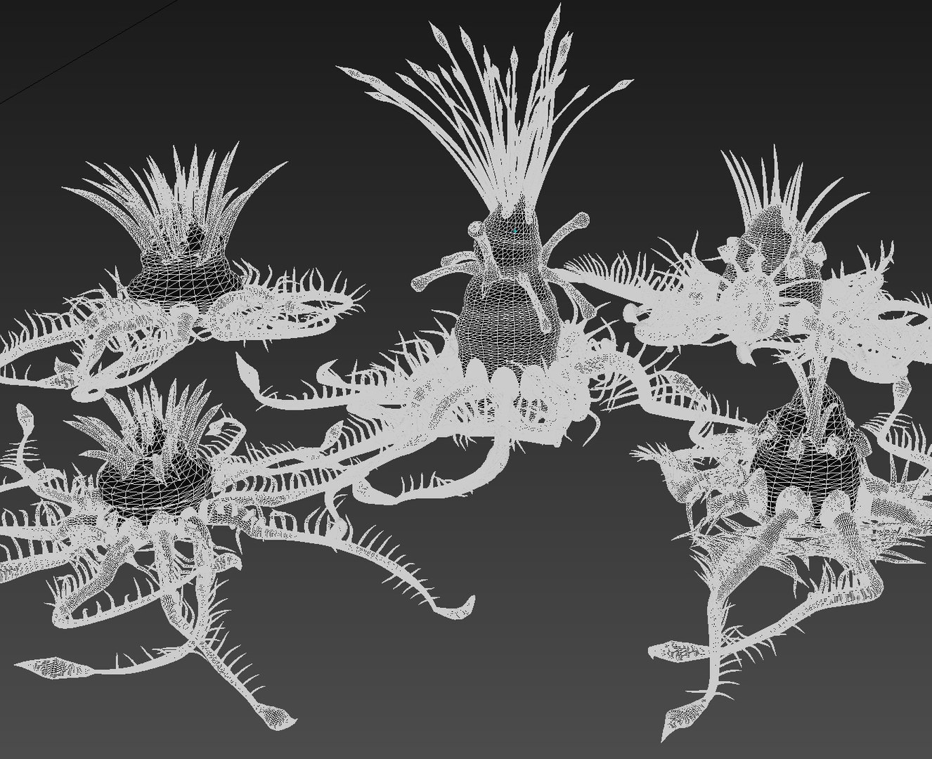 3D Model Alien Plants Pack - TurboSquid 1469253