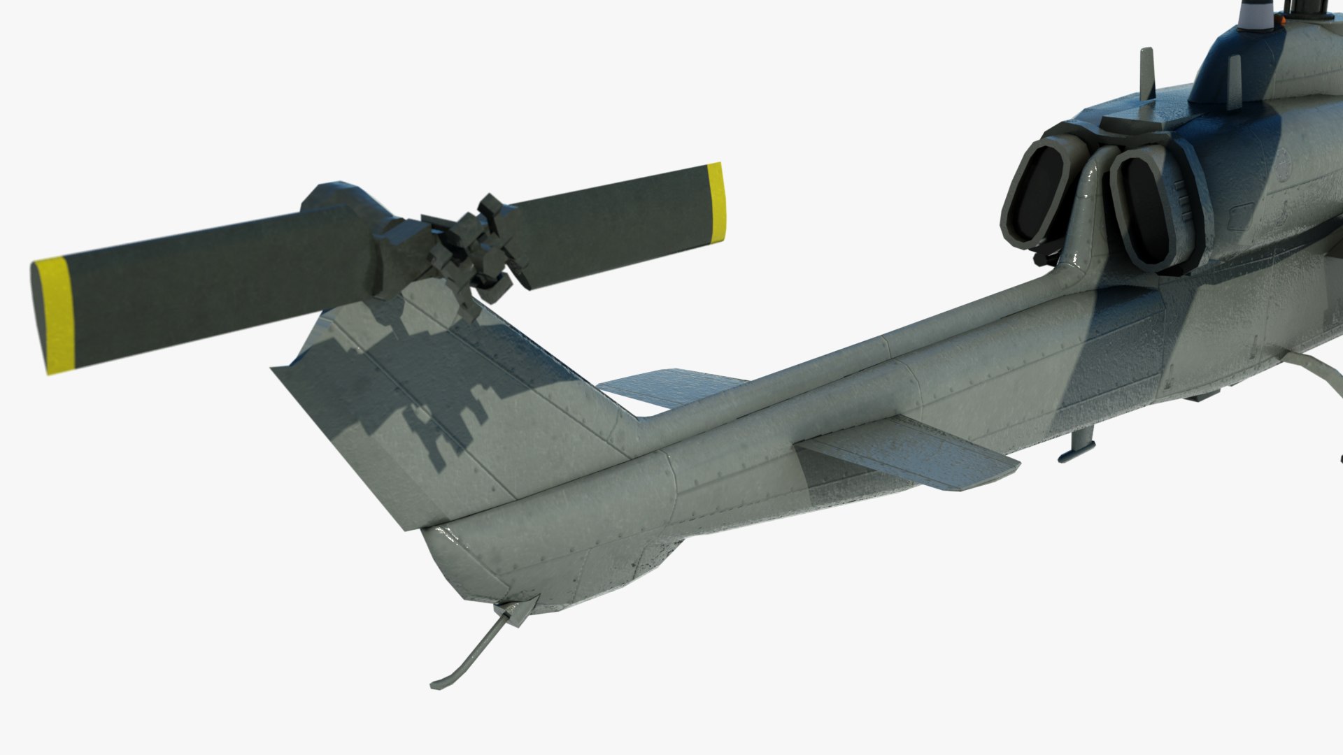 3D Military Helicopter Bell Ah-1 Cobra Model - TurboSquid 1283572