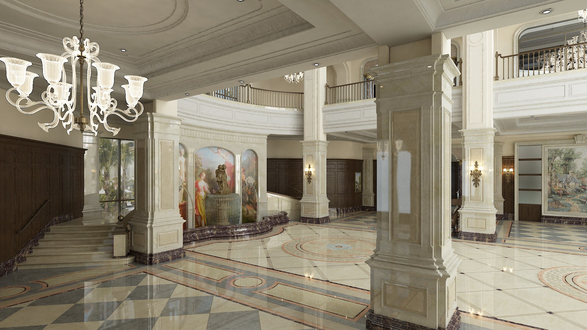 3D Lobby 02 - TurboSquid 2069484