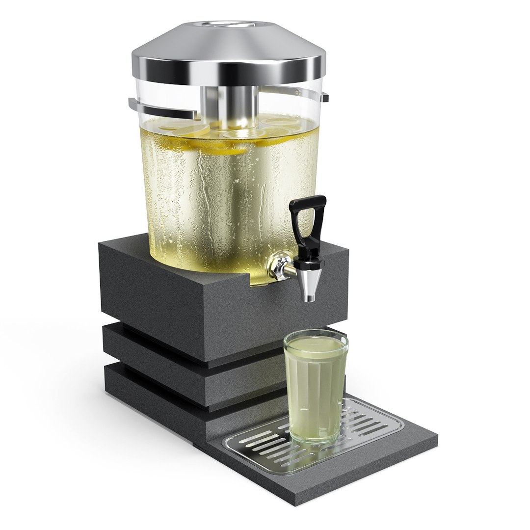 3D Refrigerated Beverage Dispenser - TurboSquid 1921009