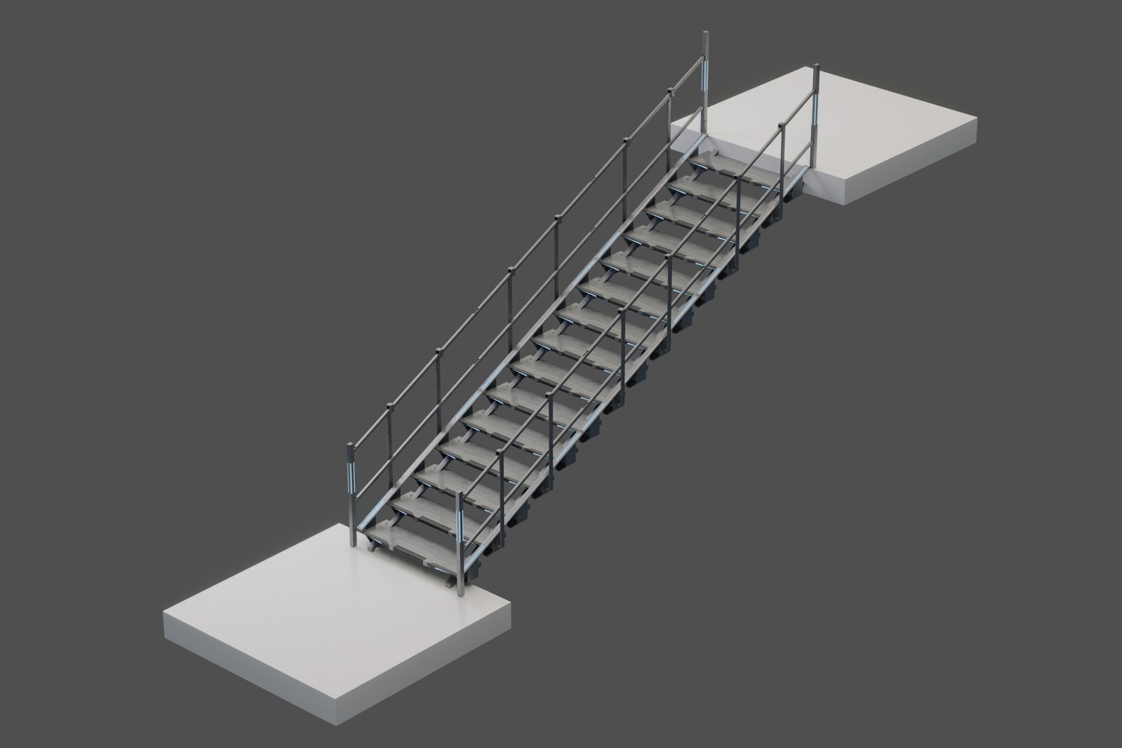 Scifi Modular Stairs 3D Model - TurboSquid 2105332