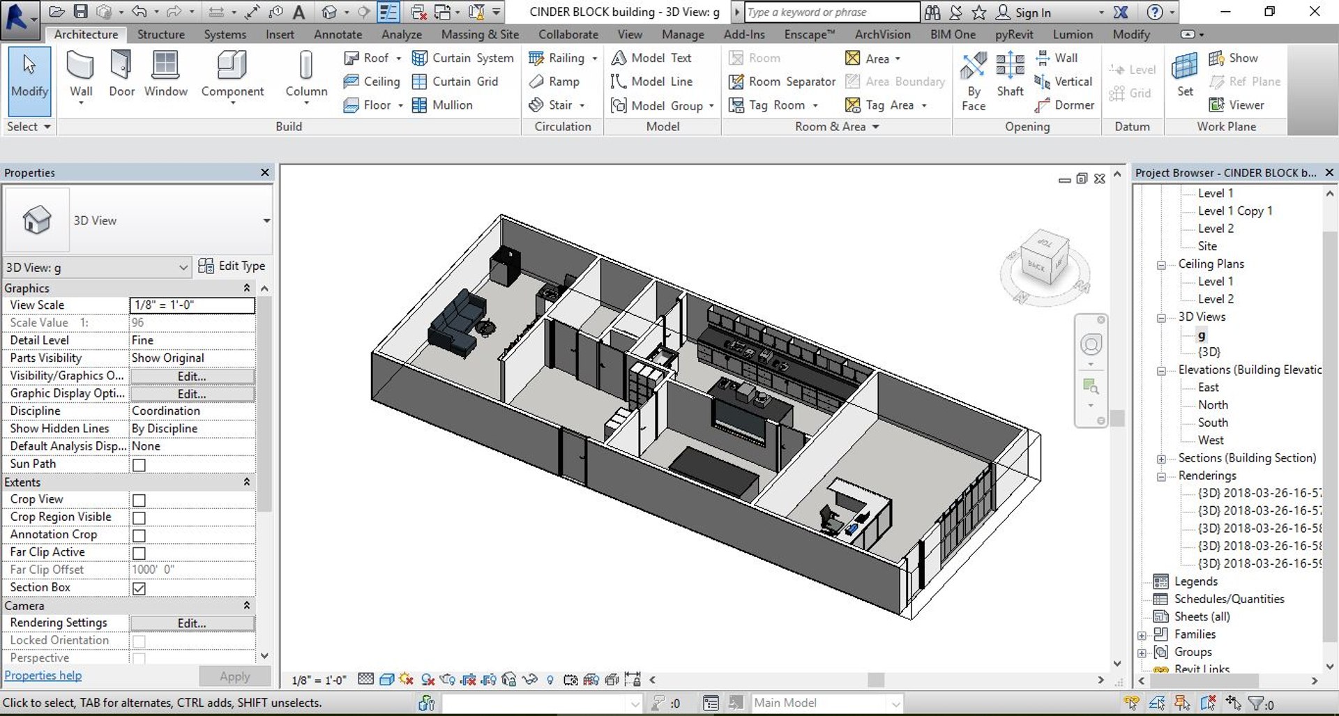 3D Revit 2016 Medical Model - TurboSquid 1291660