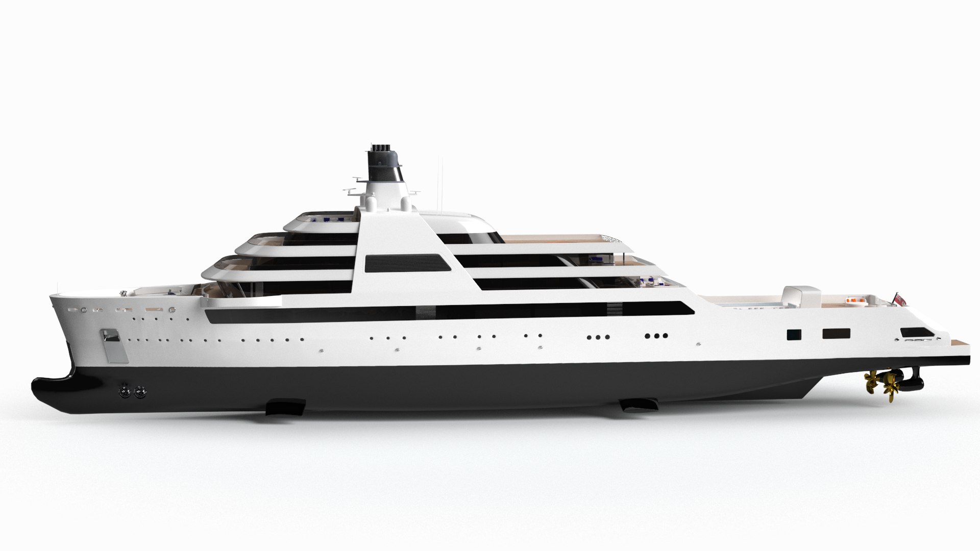 3D Solaris Explorer Yacht Night Scene - TurboSquid 2203926