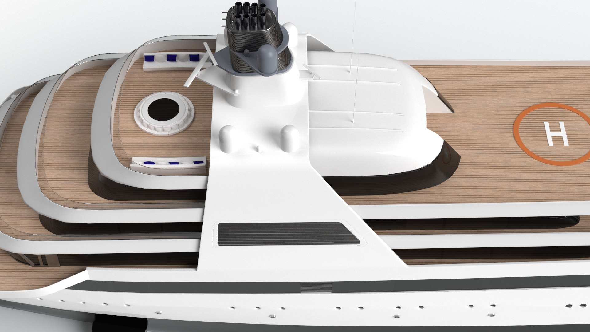 3D Solaris Explorer Yacht Night Scene - TurboSquid 2203926