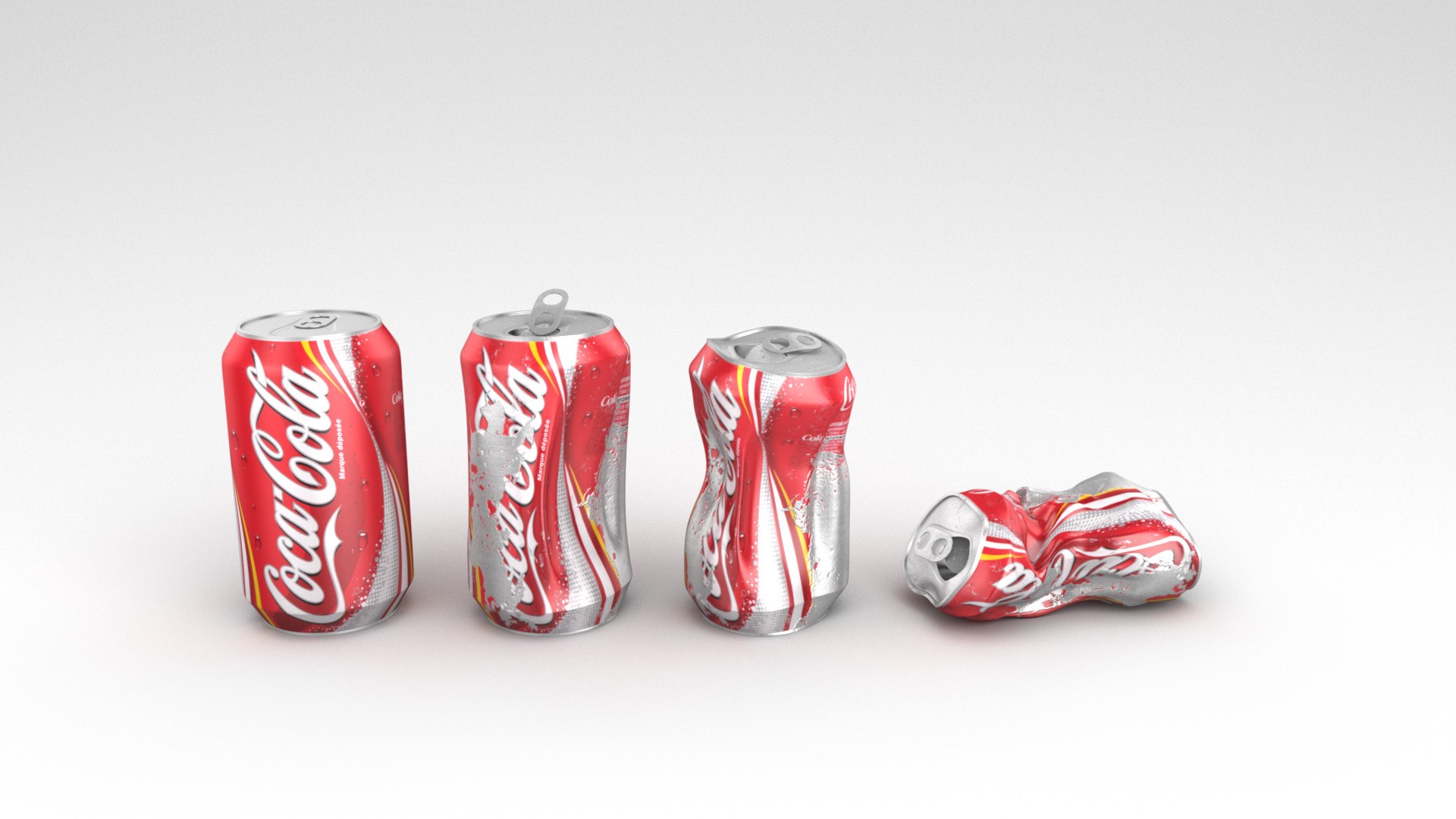 Soda Cans 3d Model
