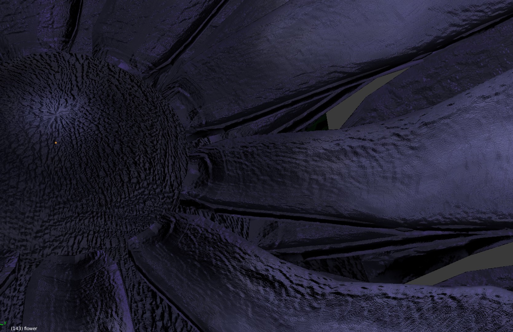 3d Dark Flower Model