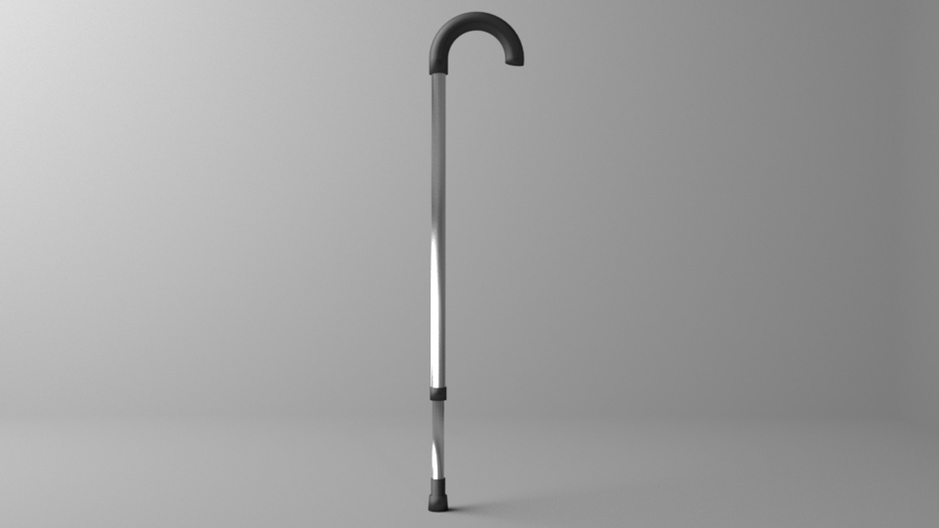3D Model Crook Walking Cane - TurboSquid 1590189