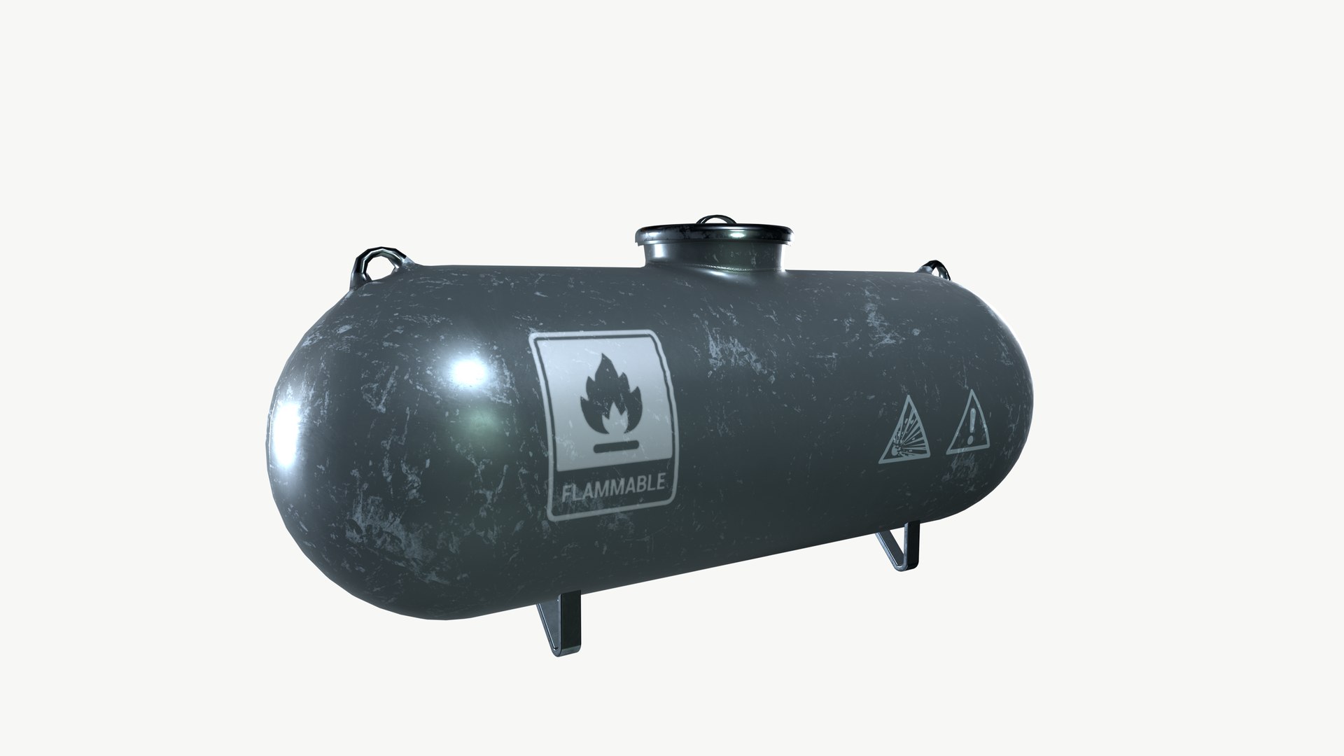 3D Flamable Gas Tank Model - TurboSquid 2416041