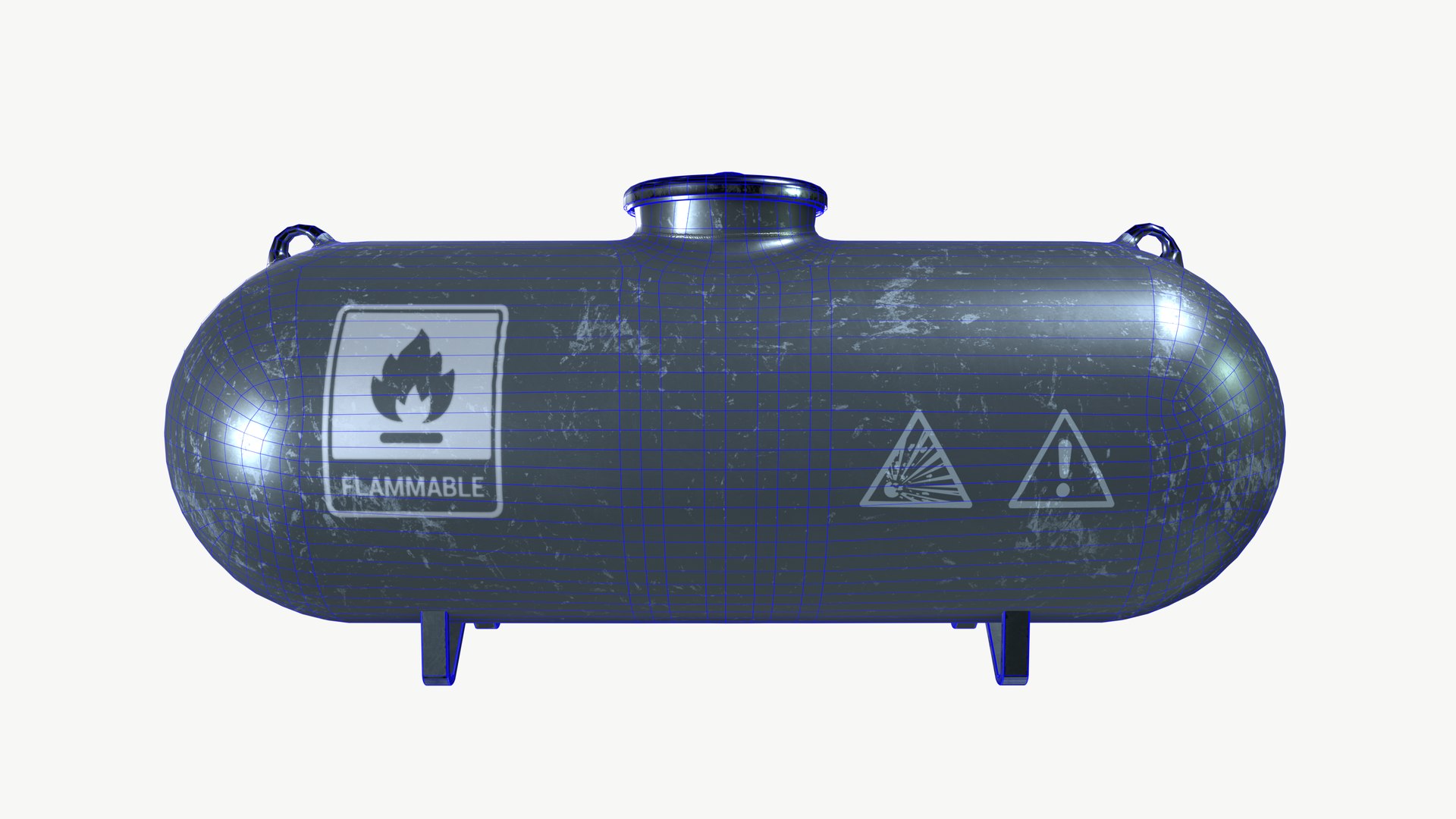 3D Flamable Gas Tank Model - TurboSquid 2416041