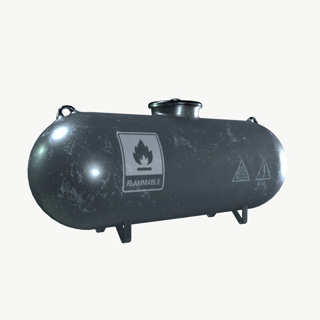 3D Flamable Gas Tank Model - TurboSquid 2416041